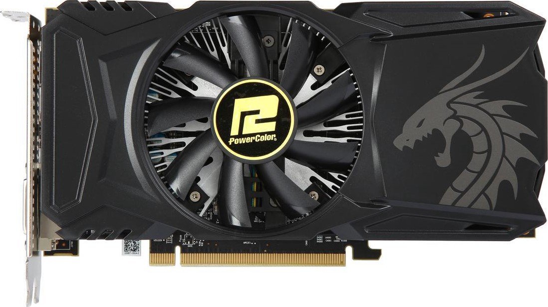 Видеокарта PowerColor PCI-E Radeon RX 560 4GB DDR5 Red Dragon (AXRX 560 ...