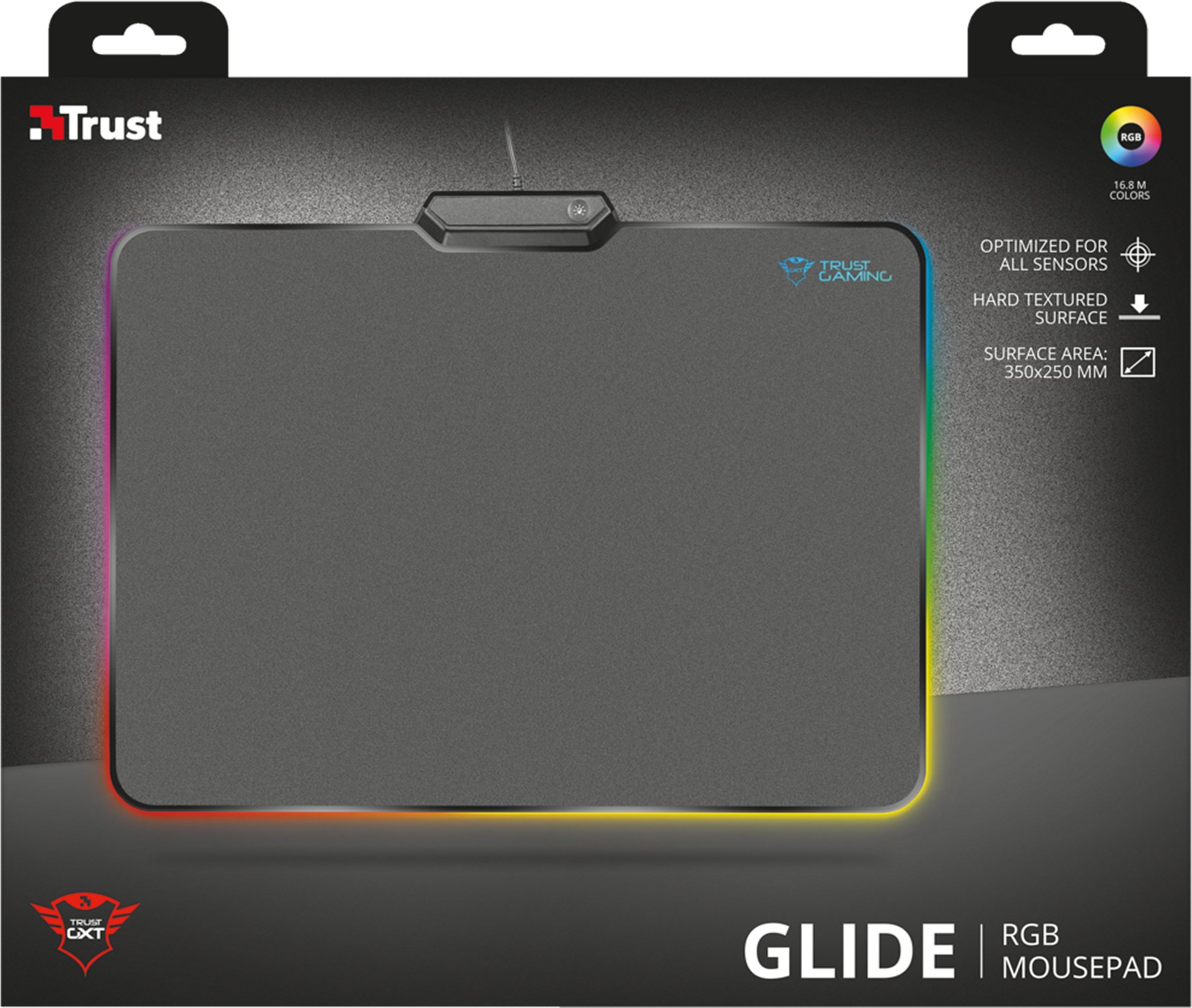 Коврик Trust GXT 760 Glide RGB Mousepad (21802) купить | ELMIR - цена ...