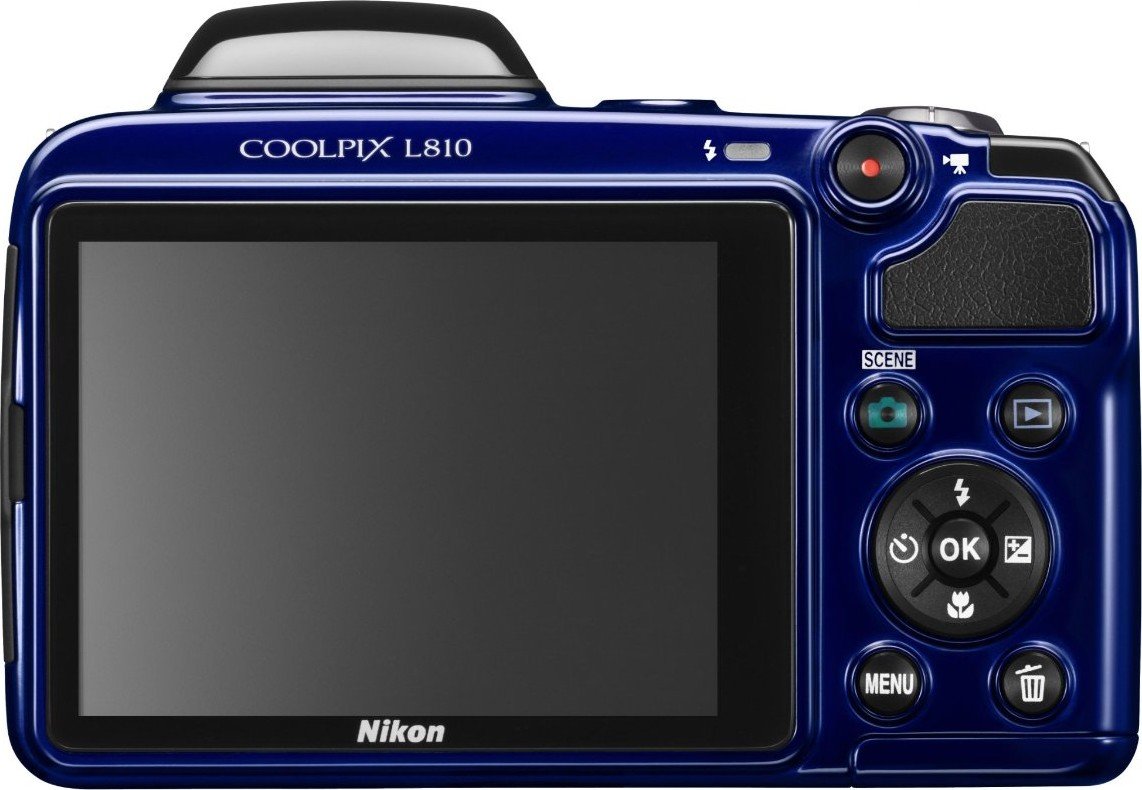 Цифровая фотокамера Nikon Coolpix L810 Blue купить | ELMIR - цена ...