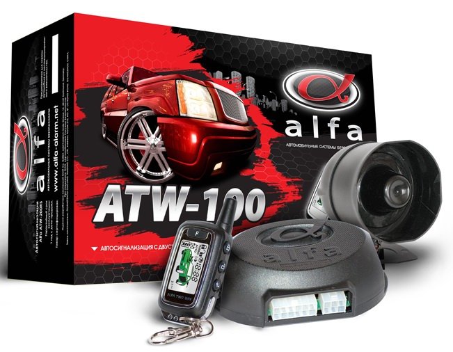 Автосигнализация Alfa Two Way ATW-100 купить | ELMIR - цена, отзывы, характеристики