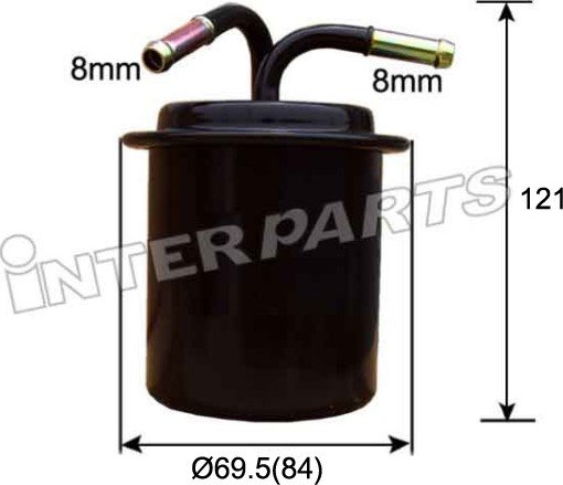 Фильтр топливный Interparts IPF-803 купить | ELMIR - цена, отзывы ...