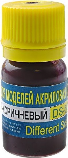 Краска Different Scales акриловая фиолетово-коричневый 12 мл (DS506 ...