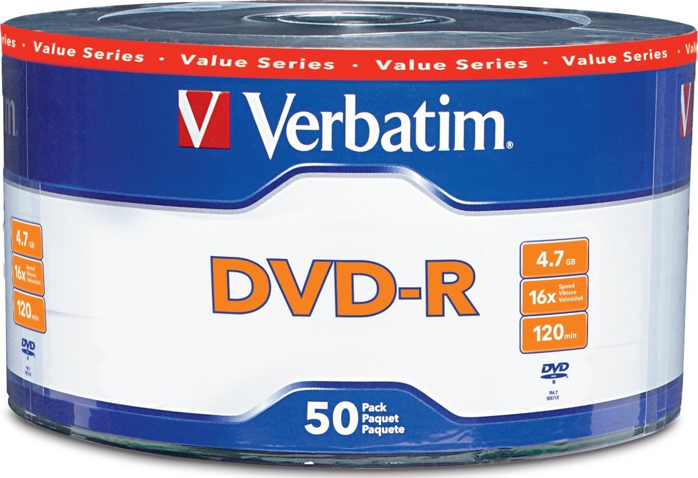 DVD-R Verbatim 4.7Gb 16x (50 Pack Spindle Wrap) (97493) купить | ELMIR ...