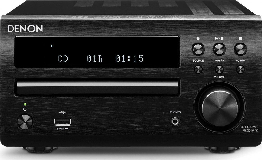 Музыкальный центр Denon RCD-M40 BK купить | ELMIR - цена, отзывы ...