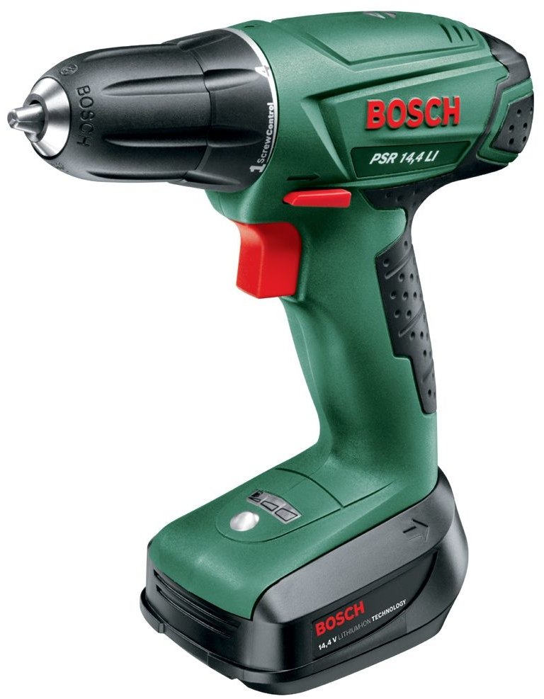 Аккумуляторный шуруповерт Bosch PSR 14,4 Li (0603954320) купить | ELMIR ...