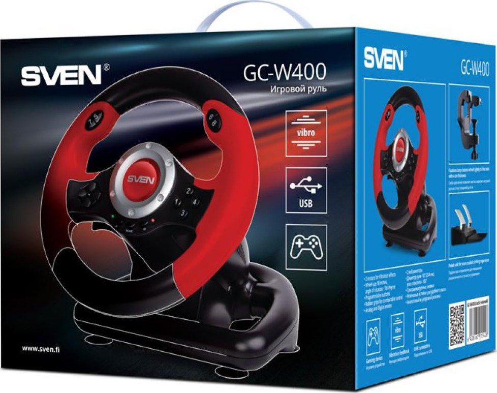 Руль Sven GC-W400 купить | ELMIR - цена, отзывы, характеристики