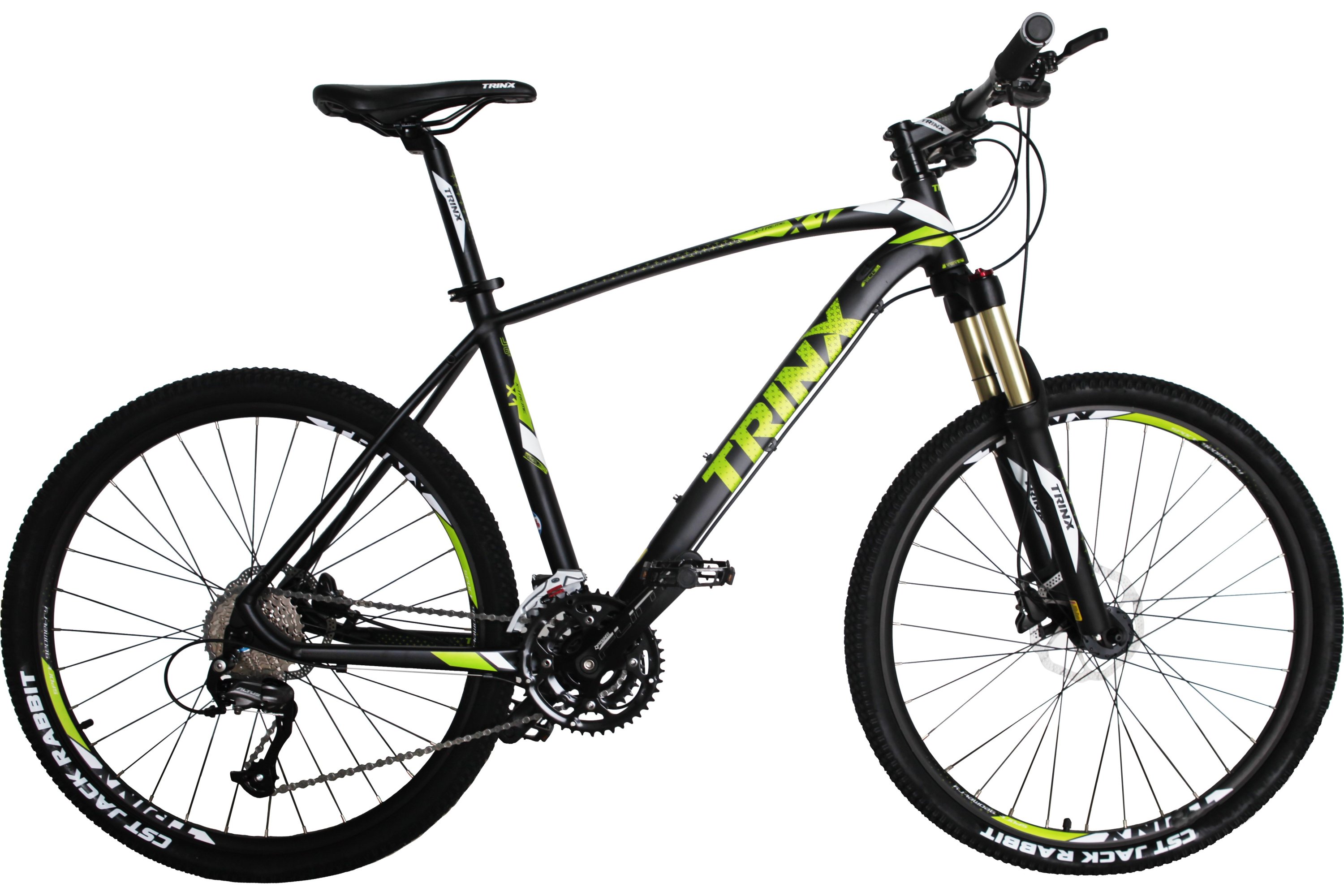 Велосипед Trinx X1 X-treme Matt Black/Green/White 26" рама - 19" купить ...