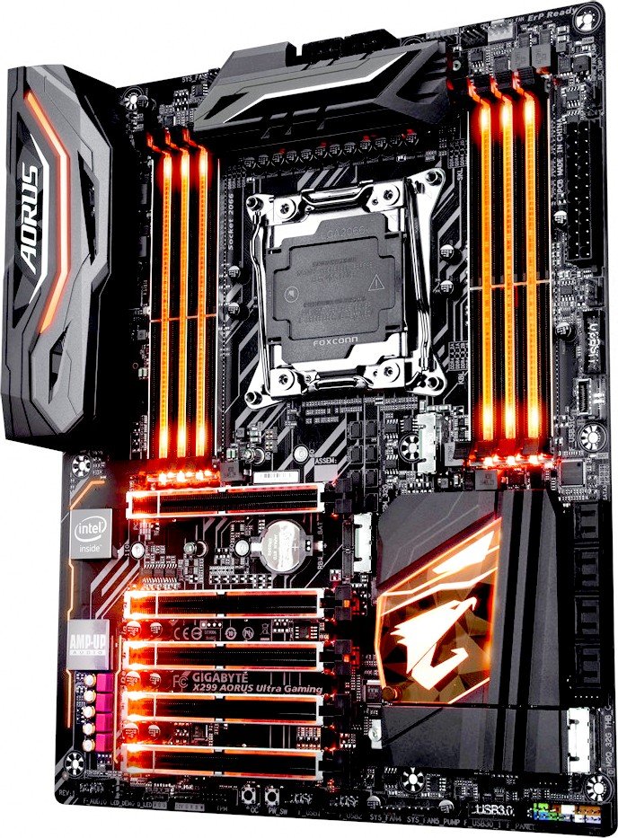 Материнская плата GigaByte X299 AORUS Ultra Gaming s-2066 X299 купить ...