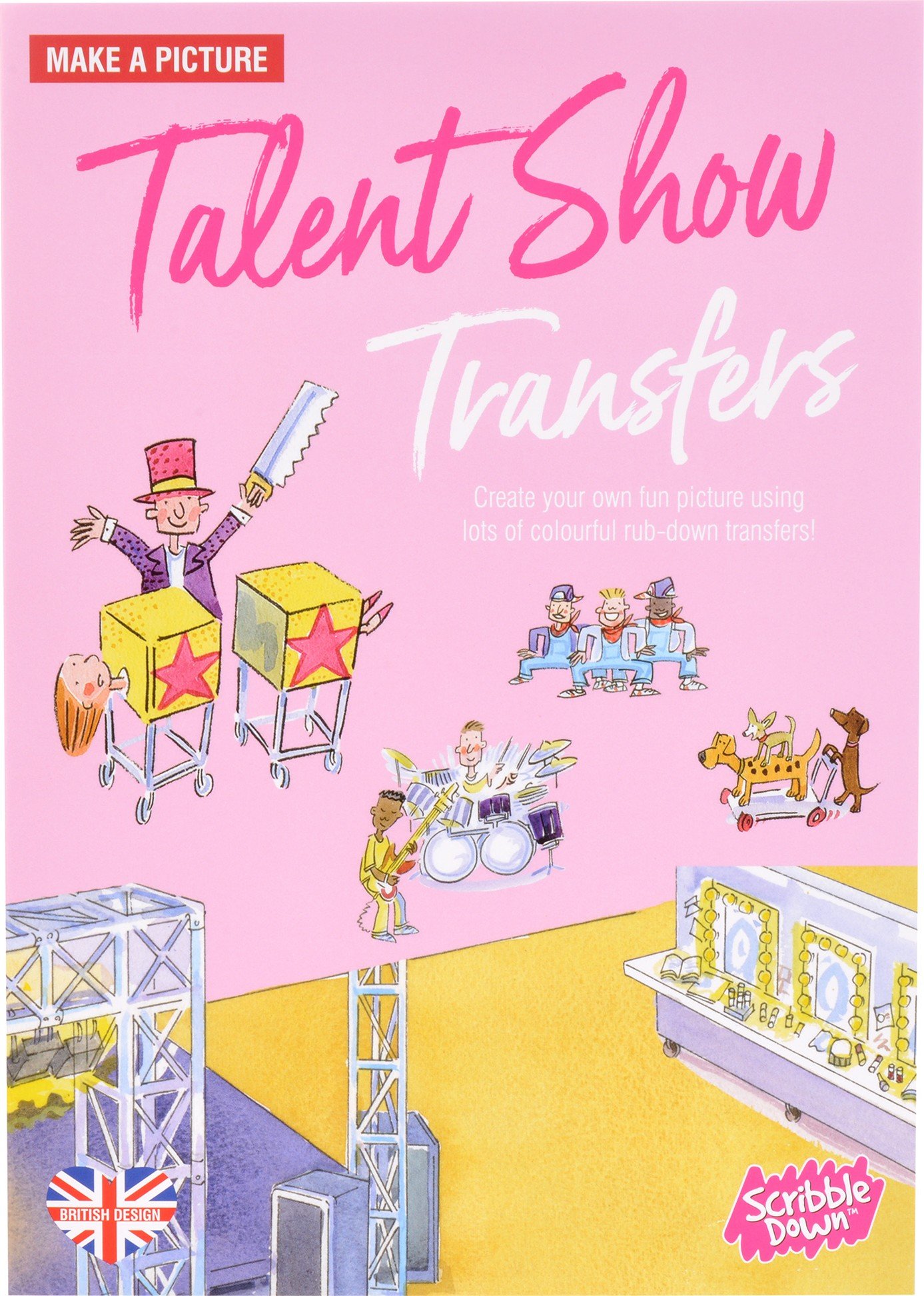 Переводные наклейки Scribble Down Шоу талантов (SD/18) купить | ELMIR ...