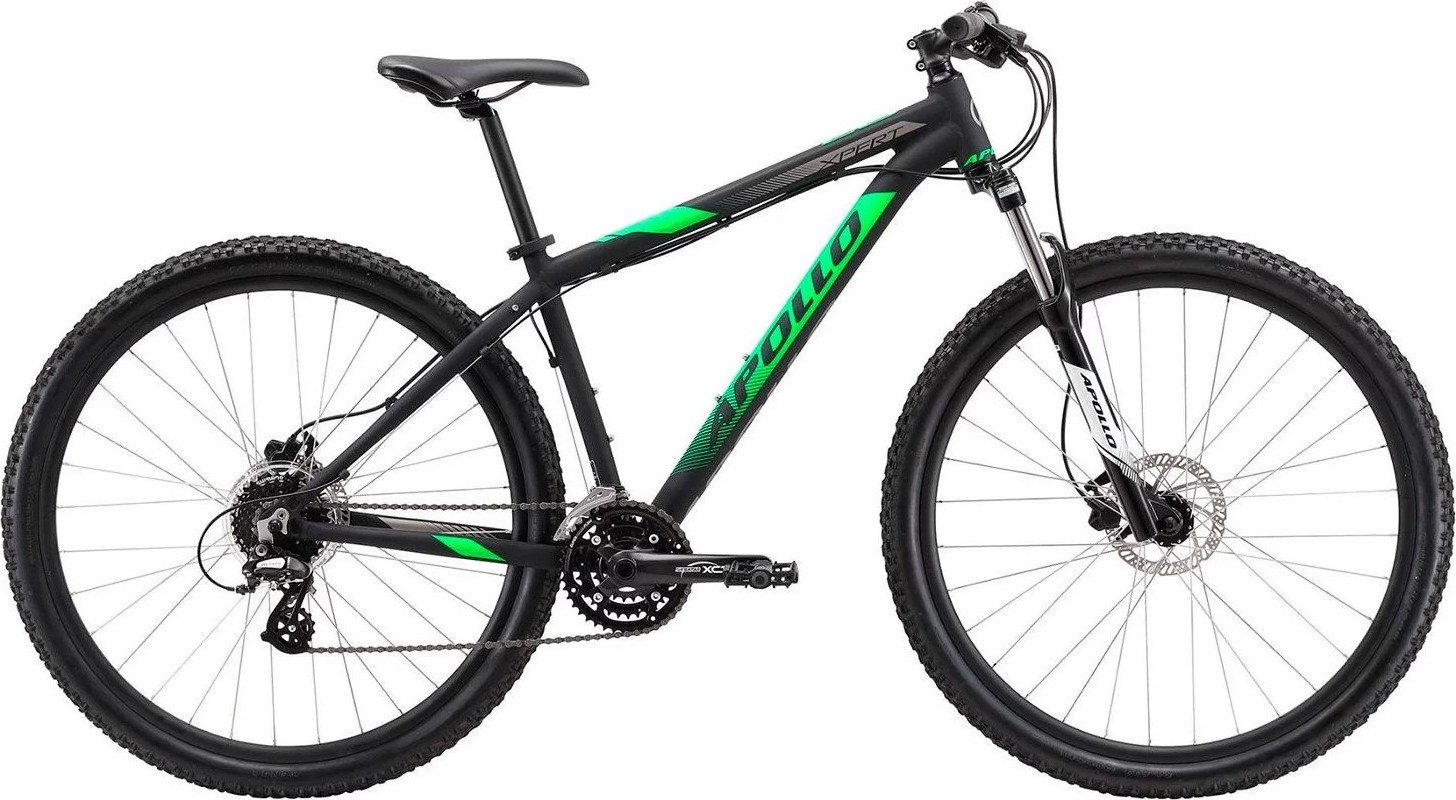 Велосипед Apollo Xpert 20 Matte Black/Neon Green/Charcoal 29" рама - X ...