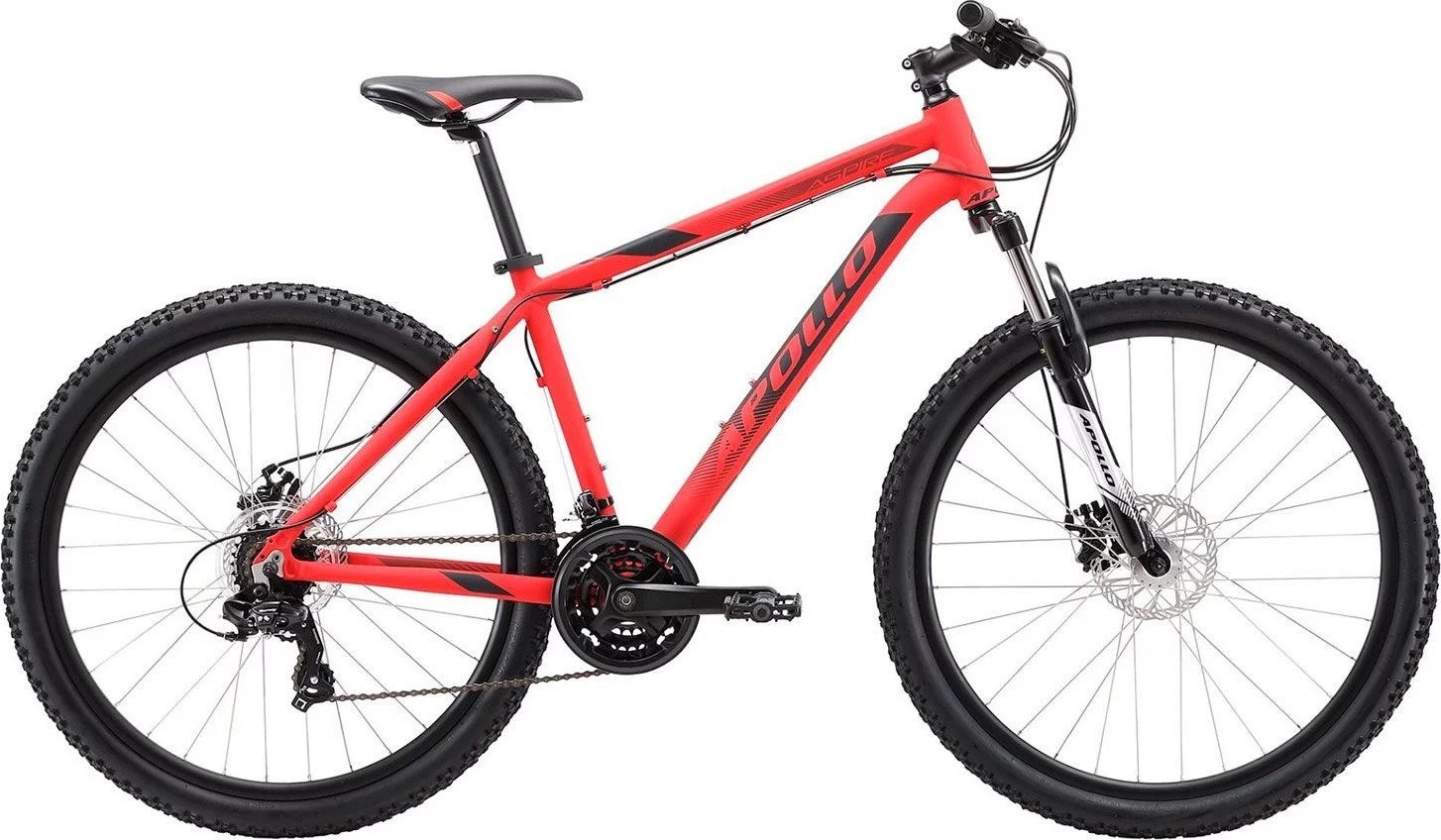 Велосипед Apollo Aspire 20 Matte Red/Black/Dark Red 27.5" рама - L (SKD ...