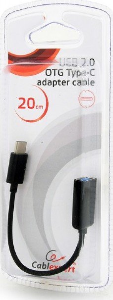 Кабель Otg Usb2 0 Af Usb Type C Cablexpert 0 2 м Ab Otg Cmaf2 01