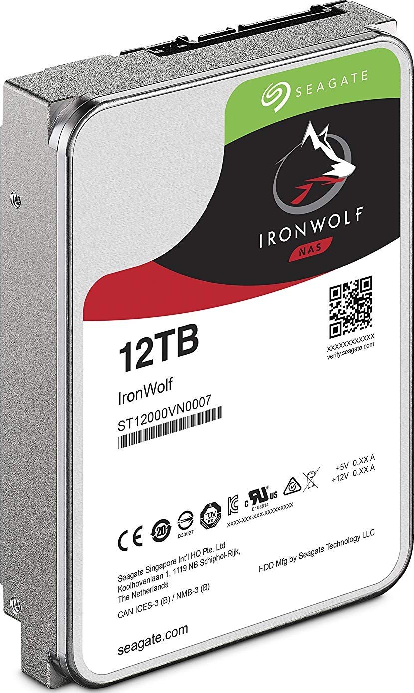 Жесткий диск 3.5" SATA 12TB Seagate IronWolf (ST12000VN0008) купить ...