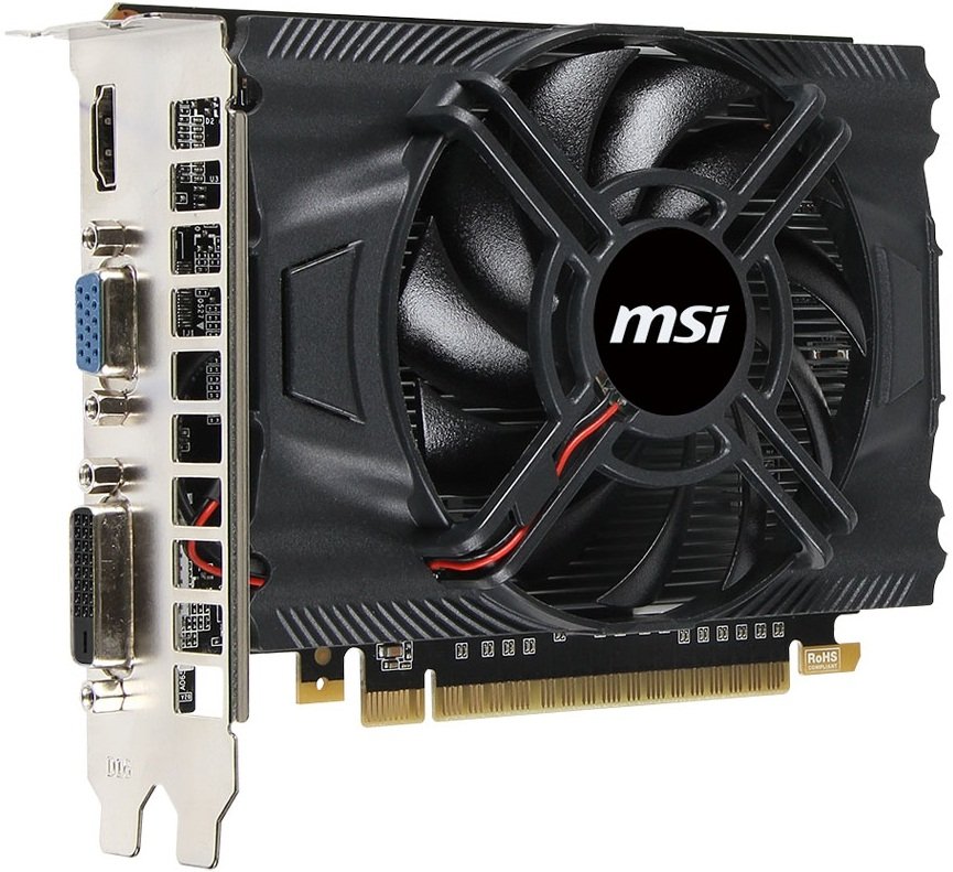 Видеокарта MSI PCI-E GeForce GTX650 2GB DDR5 (N650-2GD5/OC) - купить в ...
