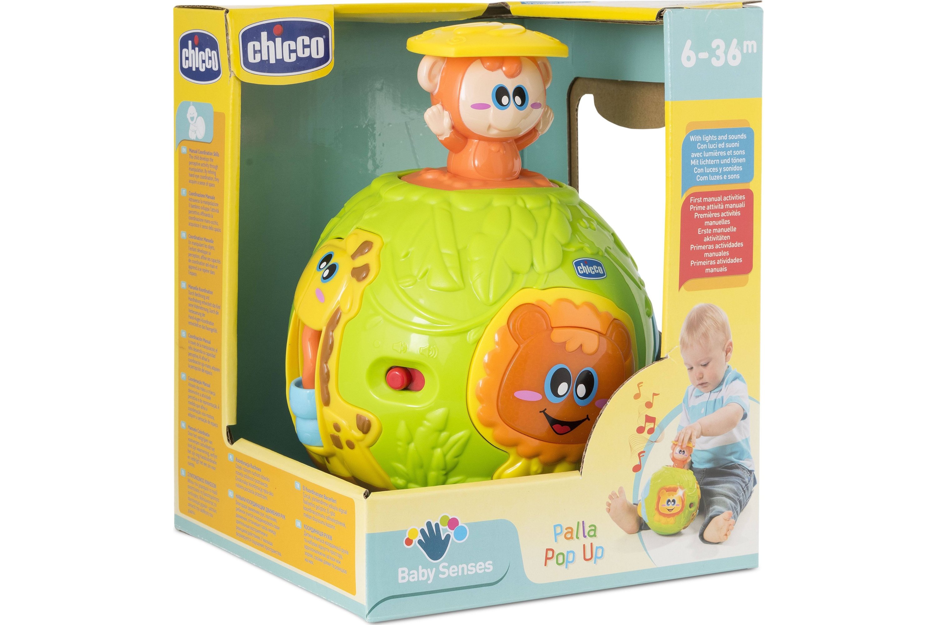 Игрушка музыкальная Chicco Pop up Ball (09340.00) купить | ELMIR - цена ...