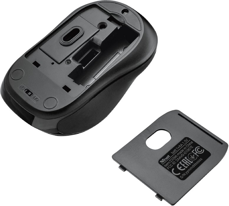 Мышь Trust Siero Silent Click Wireless Mouse Black (23266) купить ...