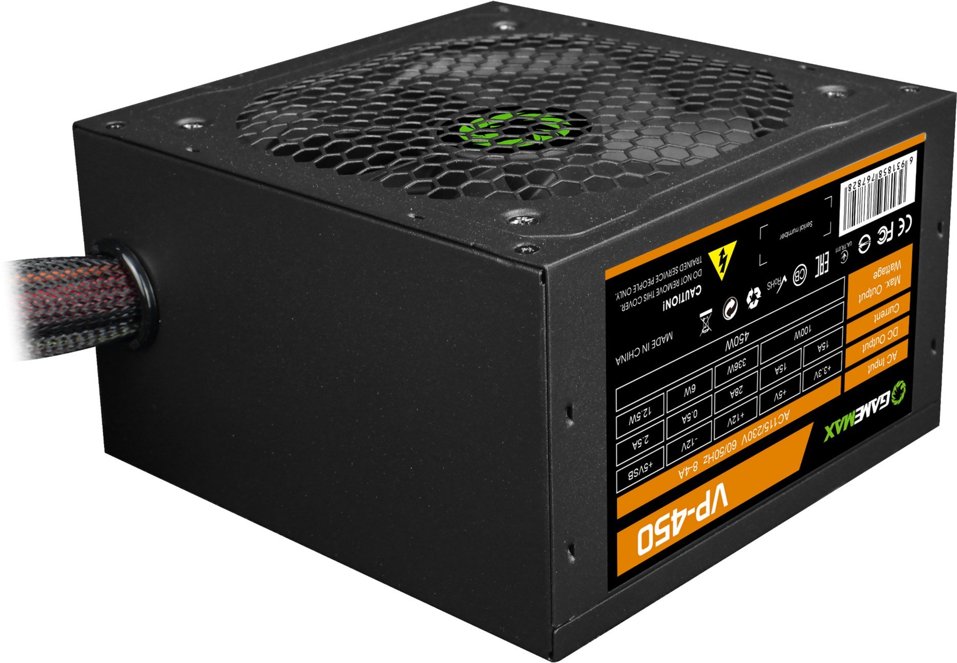 Блок питания 450W Gamemax VP-450 купить | Elmir - цена, отзывы ...