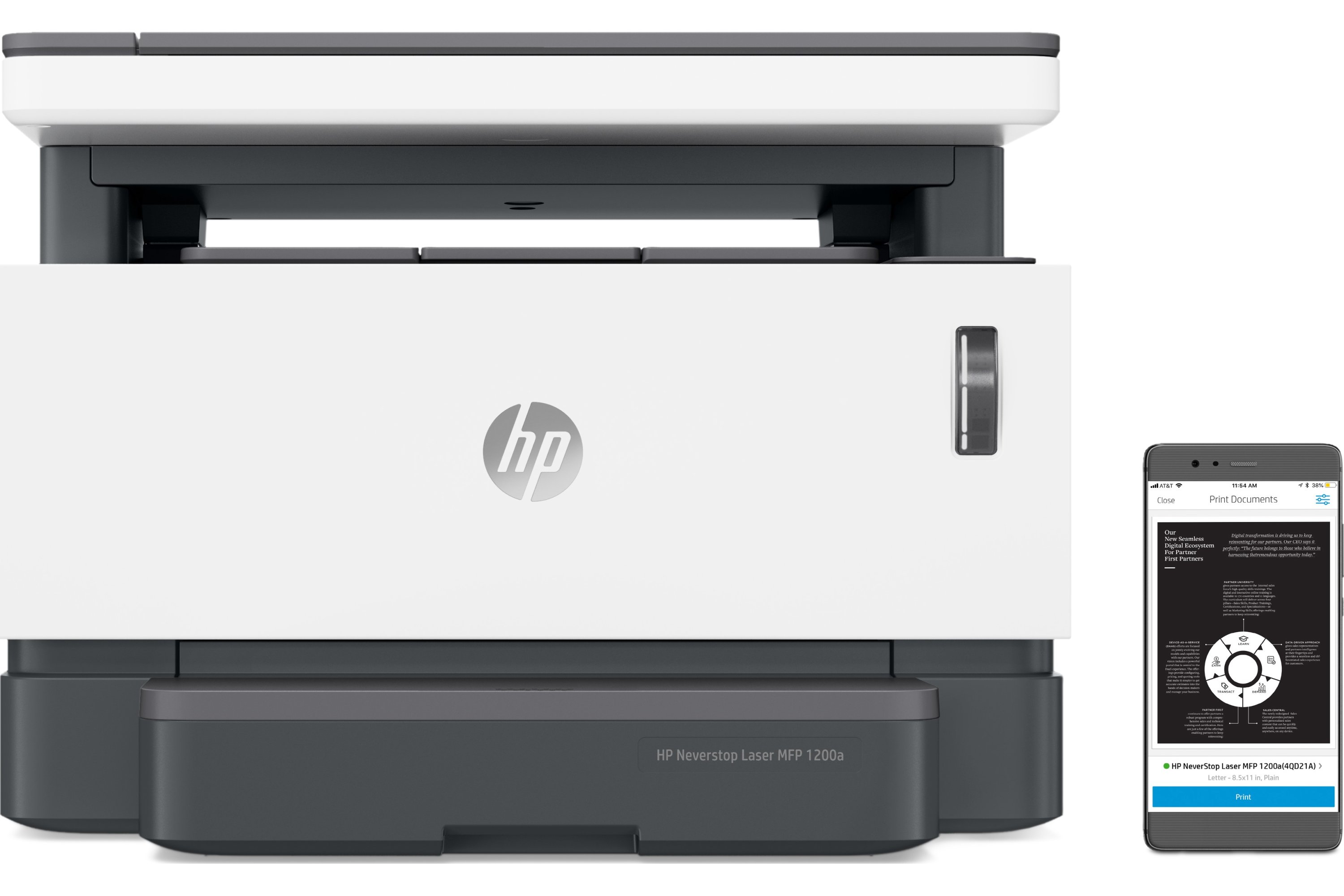 МФУ лазерное HP Neverstop Laser 1200a (4QD21A) купить | ELMIR - цена ...