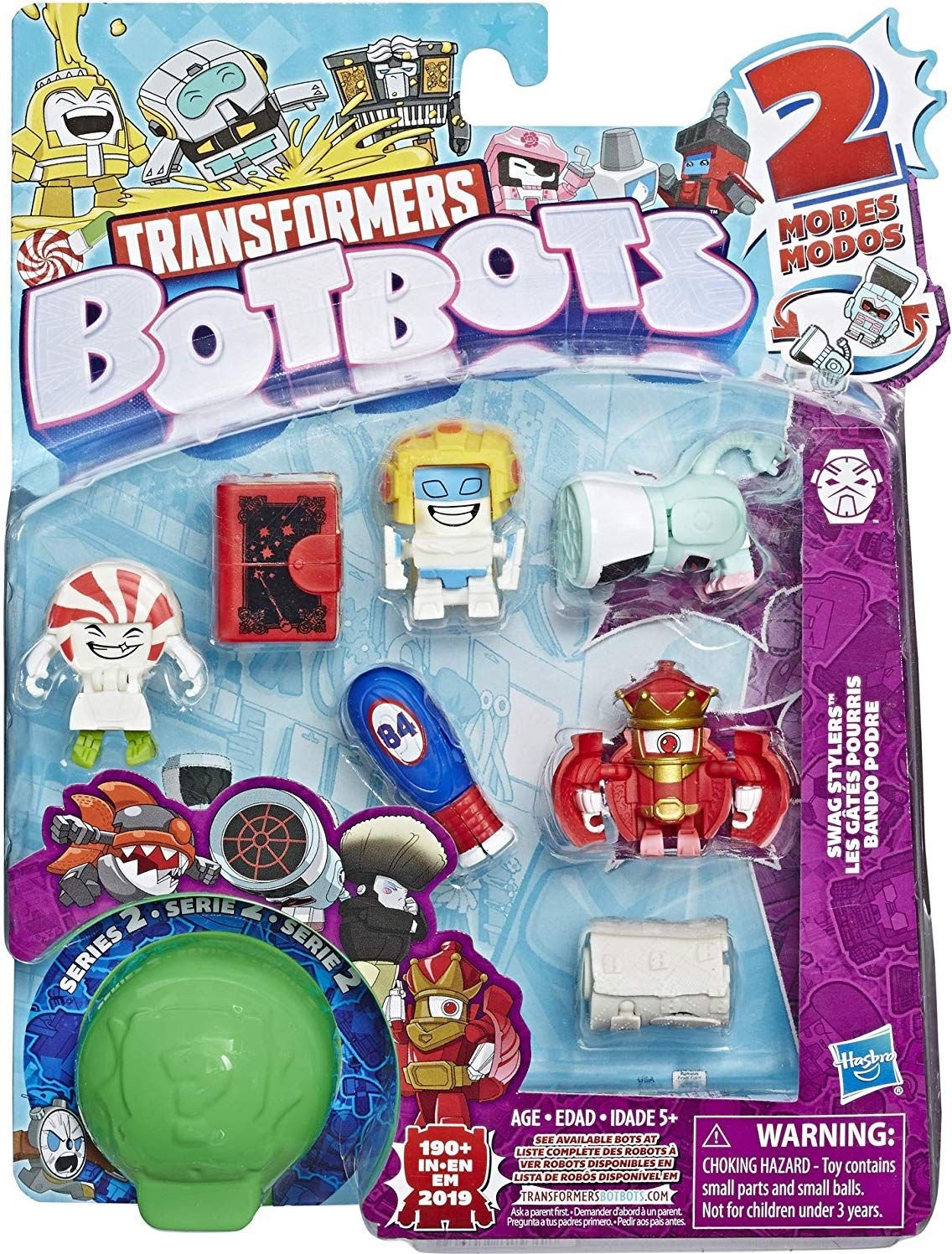 Игровой набор Hasbro Transformers Botbots 8-pack Swag Stylers (E3494 ...