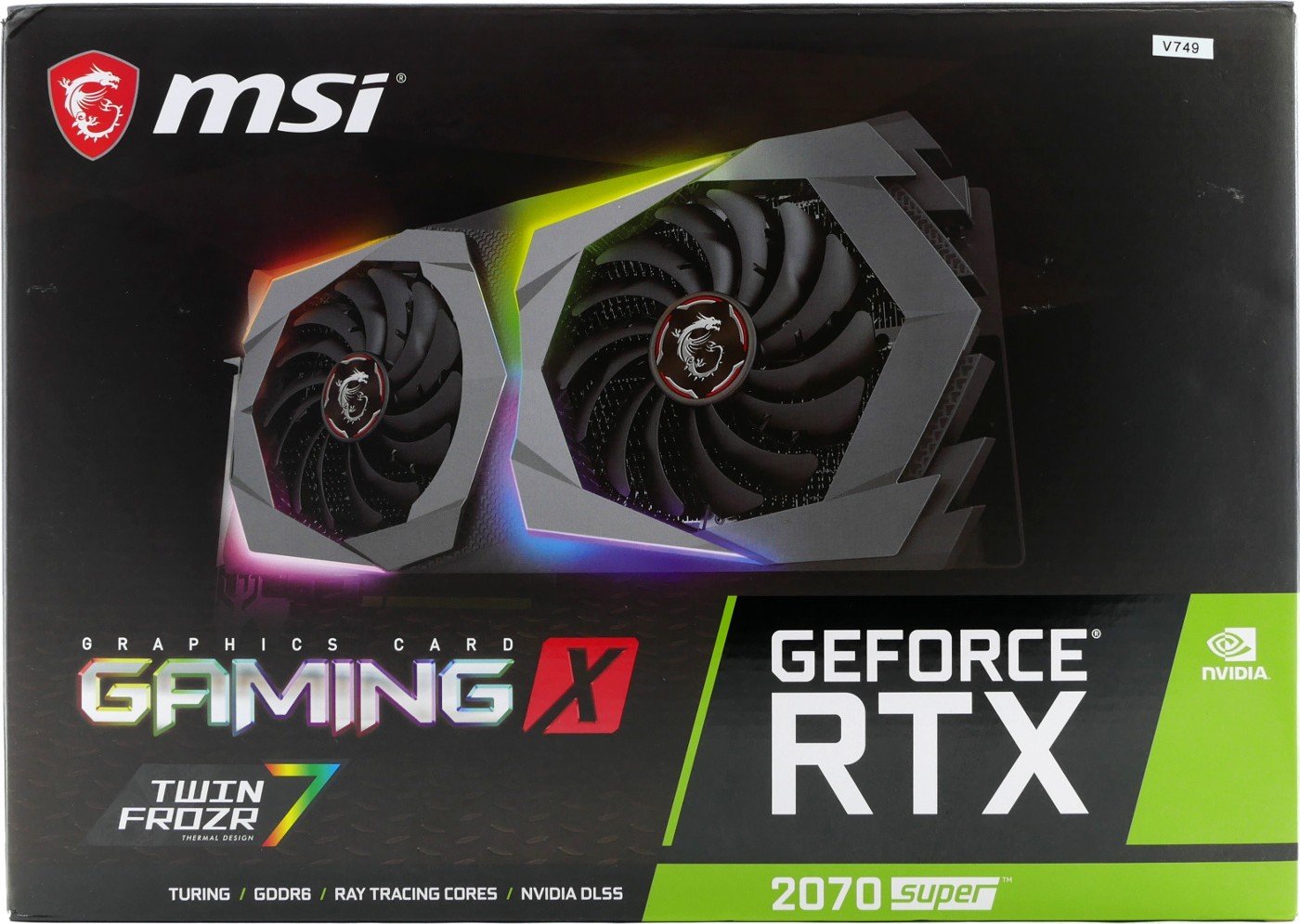 Видеокарта MSI PCI-E GeForce RTX2070 Super 8GB DDR6 (RTX 2070 SUPER ...
