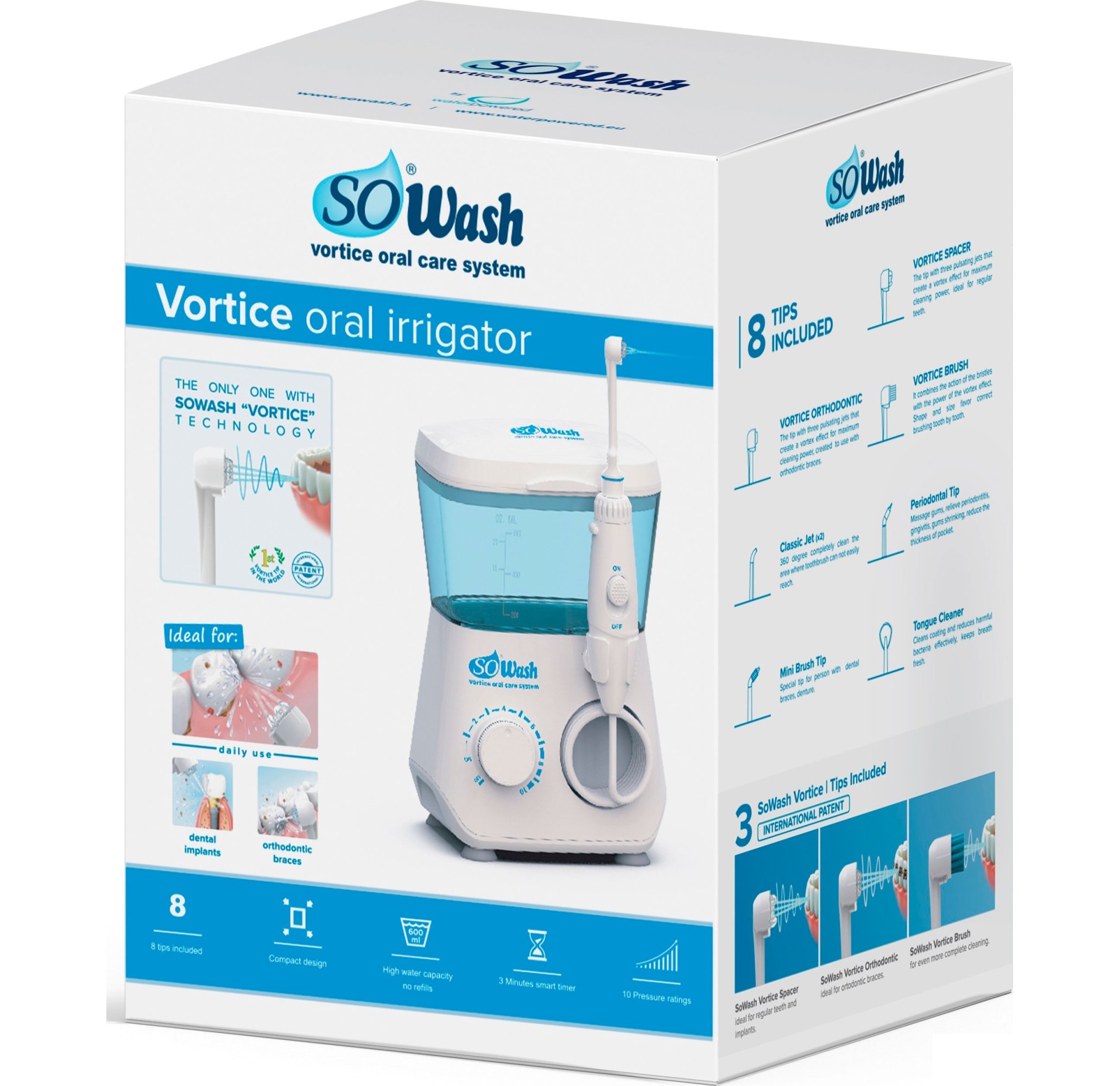 Ирригатор SoWash Professional White купить | ELMIR - цена, отзывы ...