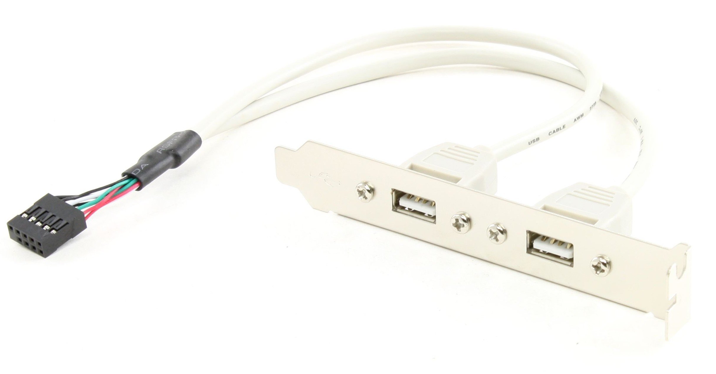 Планка Usb2 0 2 порта Atcom на заднюю панель 15257 купить Elmir
