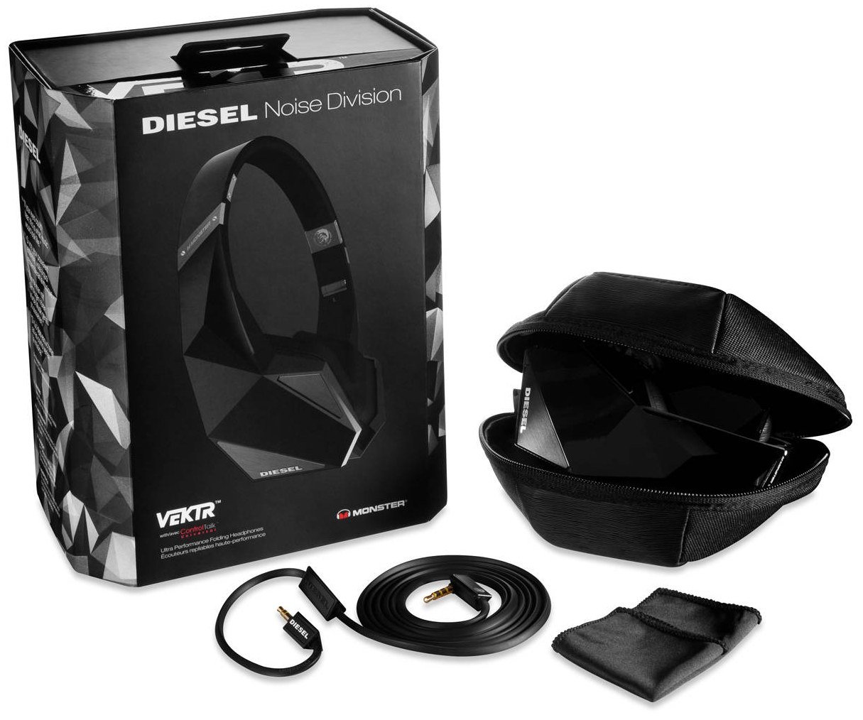 Наушники Monster Diesel Vektr On-Ear Black купить | ELMIR - цена ...