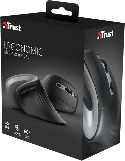 Мышь Trust Verro Ergonomic Wireless Mouse (23507) купить | ELMIR - цена ...