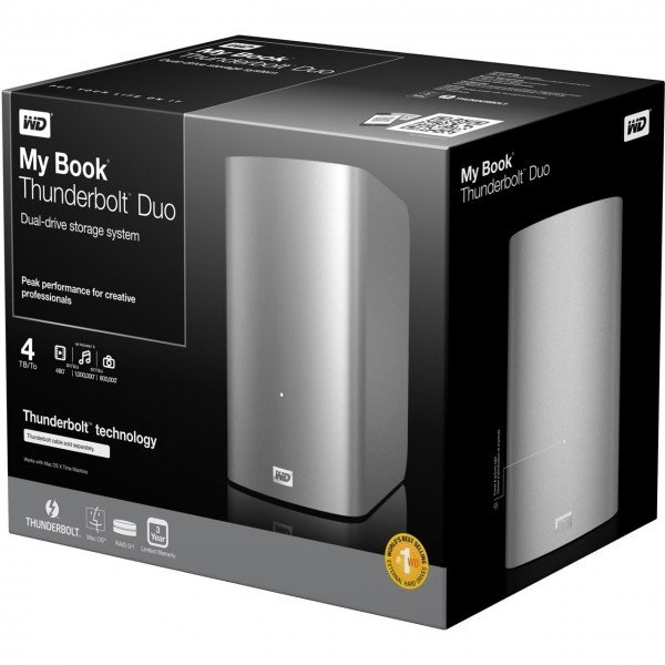 Жесткий диск Thunderbolt 4TB WD MyBook Thunderbolt Duo (WDBUSK0040JSL ...