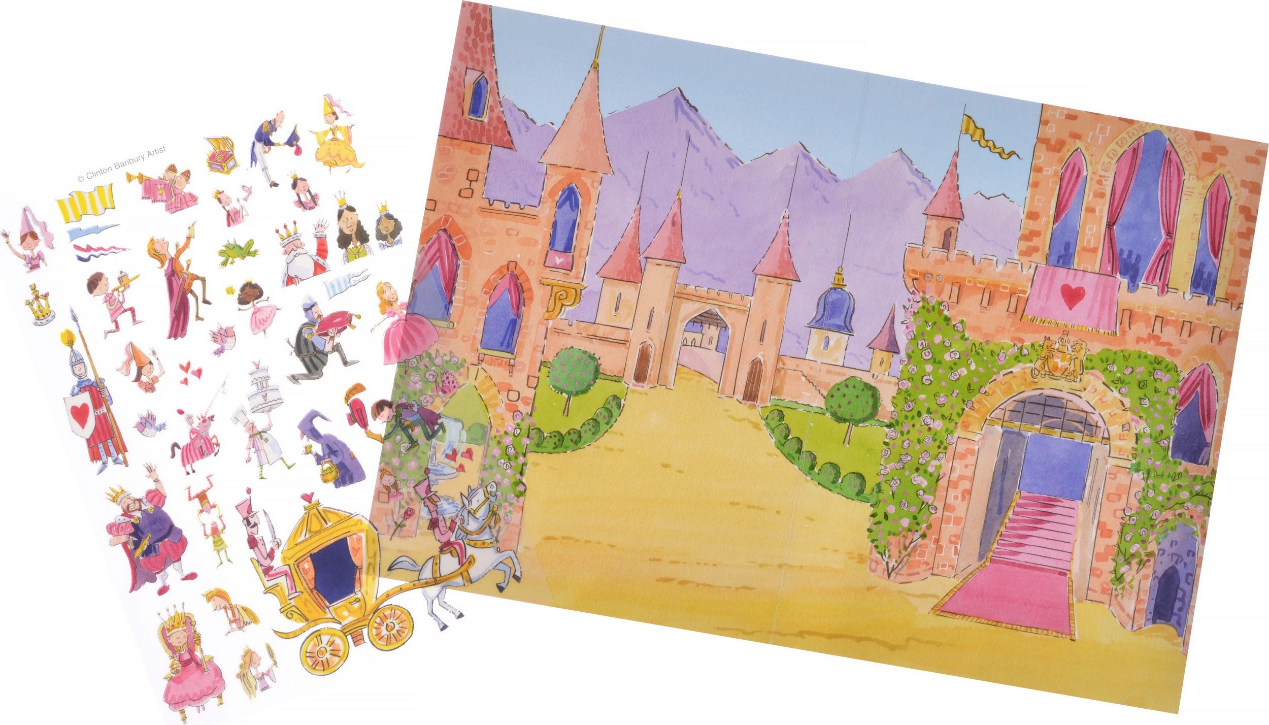 Переводные наклейки Scribble Down Заколдованный замок (SD/01) купить ...