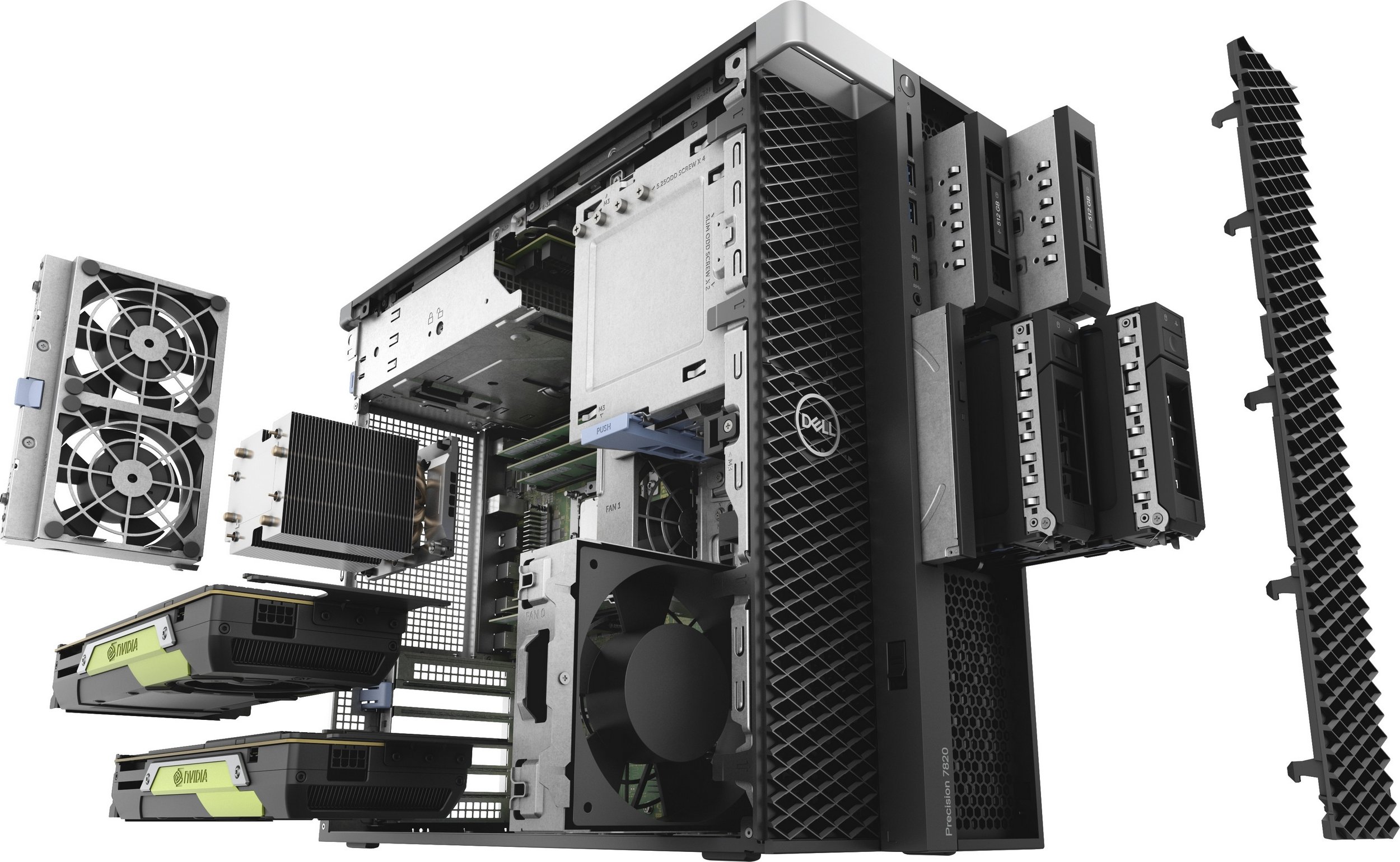 Компьютер Dell Precision 7820 (210-AMDU-DIX#1-08) купить | ELMIR - цена ...