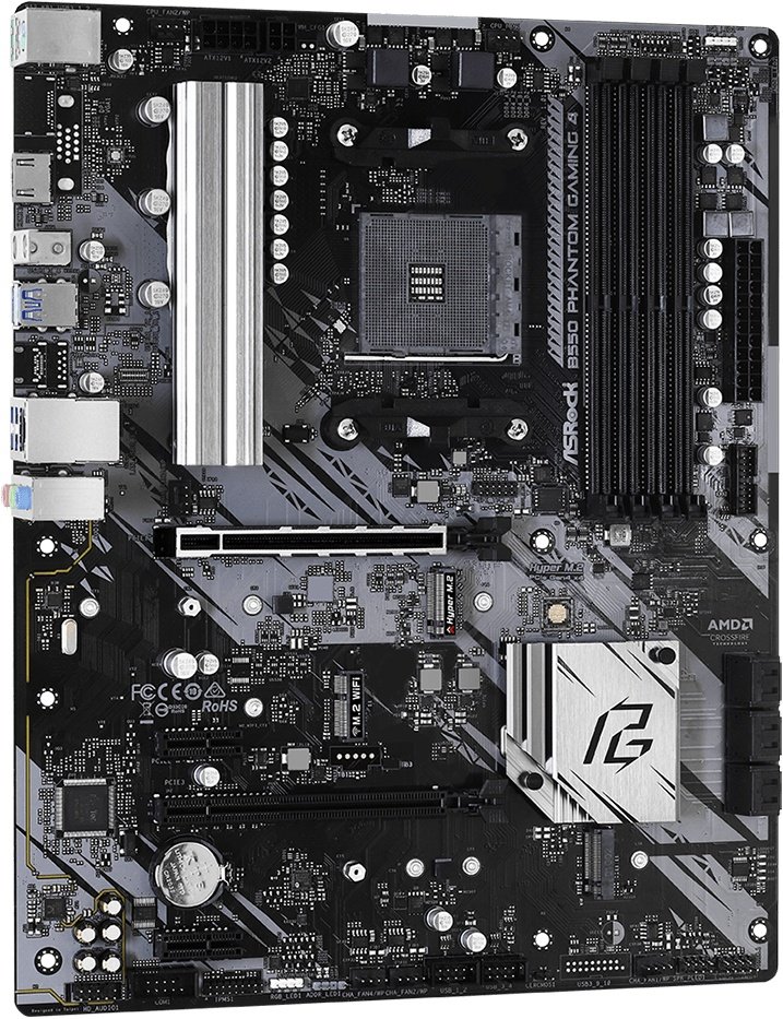 Материнская плата ASRock B550 Phantom Gaming 4 s-AM4 B550 купить ...