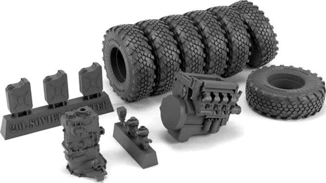 Модель Armory Современный военный грузовик 4x4 мод.4350 (смоляные ...