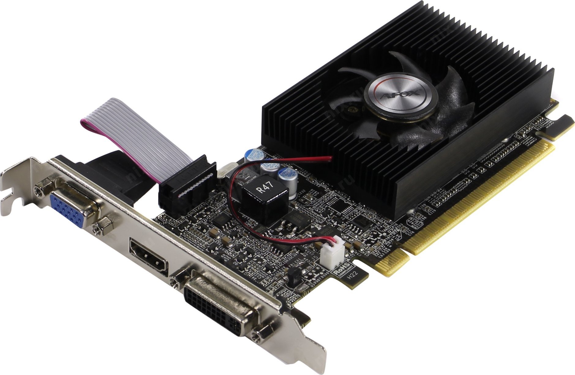 Видеокарта Afox PCI-E GeForce GT610 2GB DDR3 (AF610-2048D3L7) - купить ...