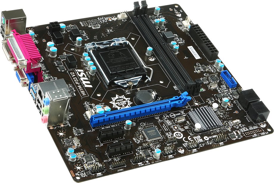 Материнская плата s-1150 H81 MSI H81M-P33 V2 mATX купить | Elmir - цена ...