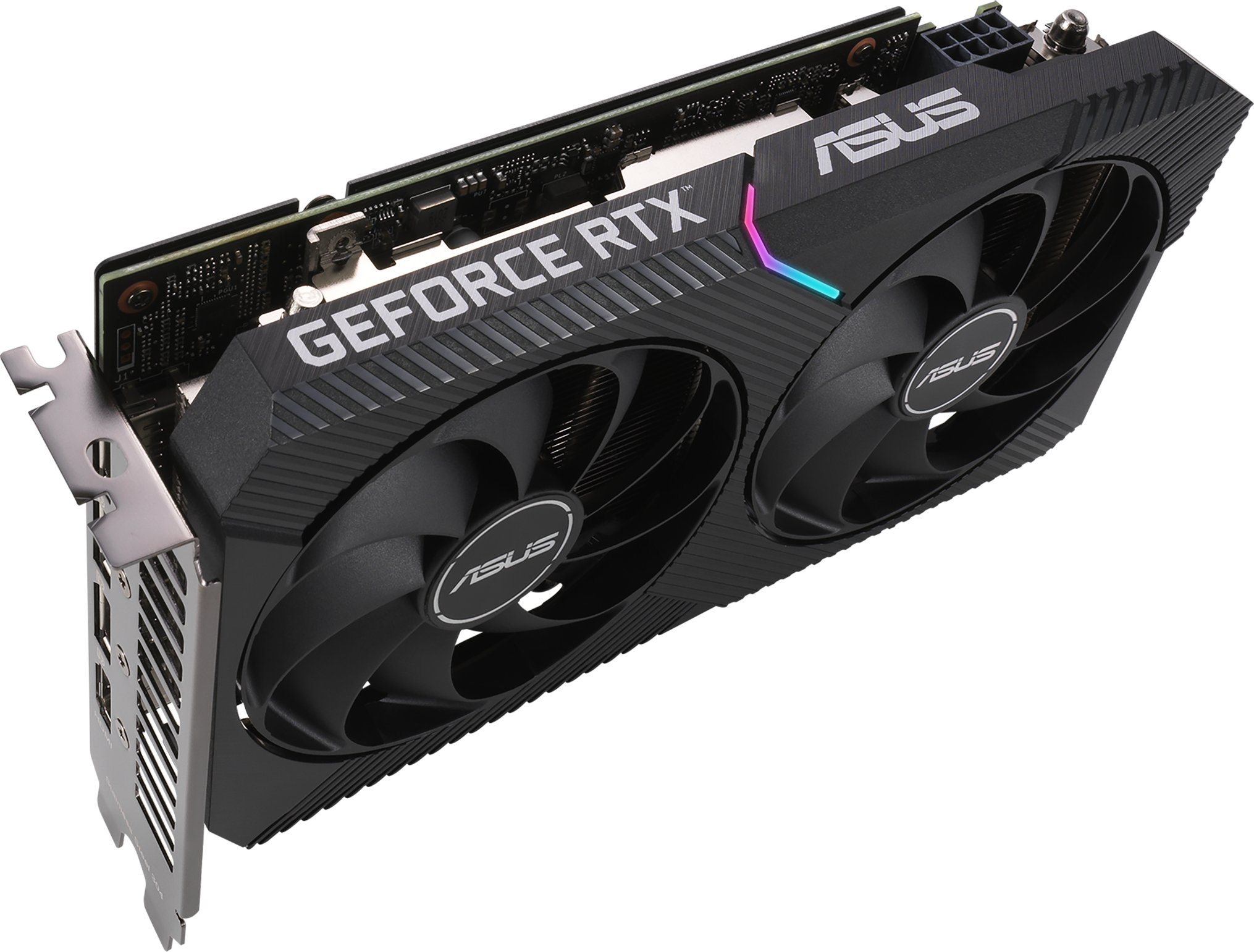 Видеокарта Asus PCI-E GeForce RTX3060 LHR 12GB DDR6 (DUAL-RTX3060-O12G ...