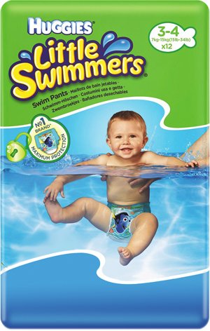 Подгузники-трусики для плавания Huggies Little Swimmer 3-4 12 шт ...