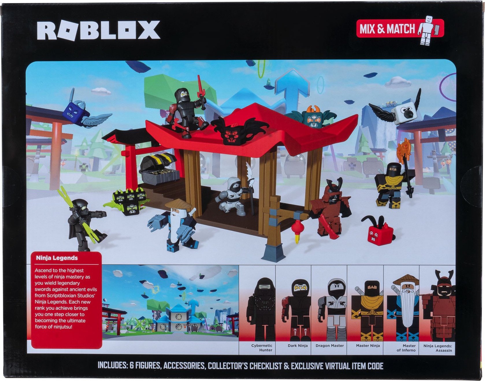 Набор фигурок Jazwares Roblox Deluxe Playset Ninja Legends W10 (ROB0497 ...