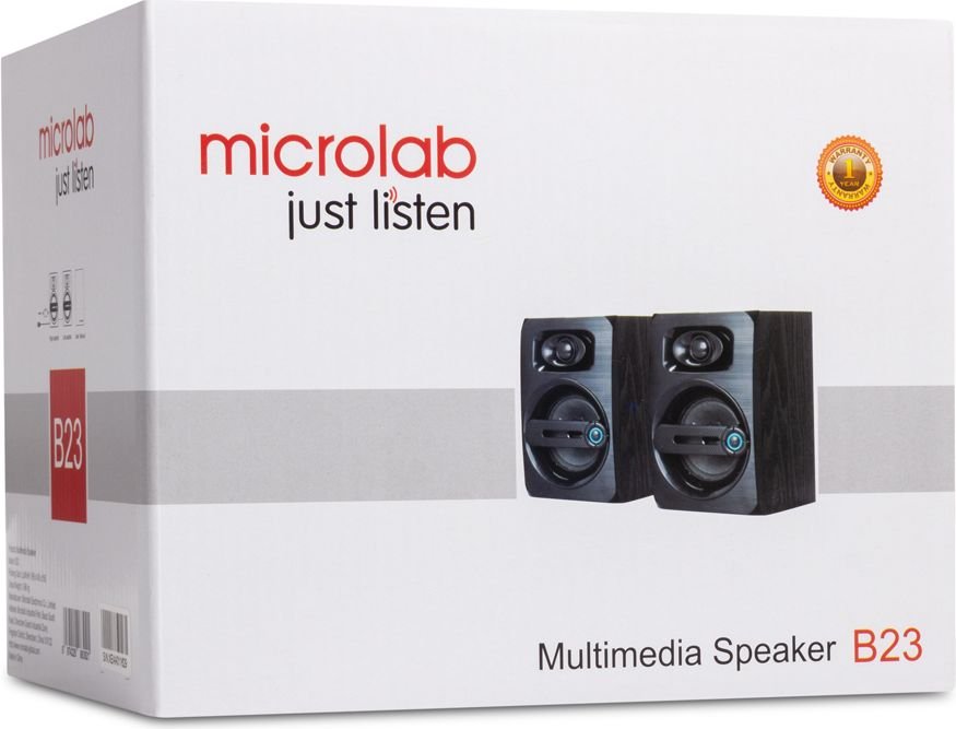 Акустическая система Microlab B-23 Black купить | ELMIR - цена, отзывы, характеристики