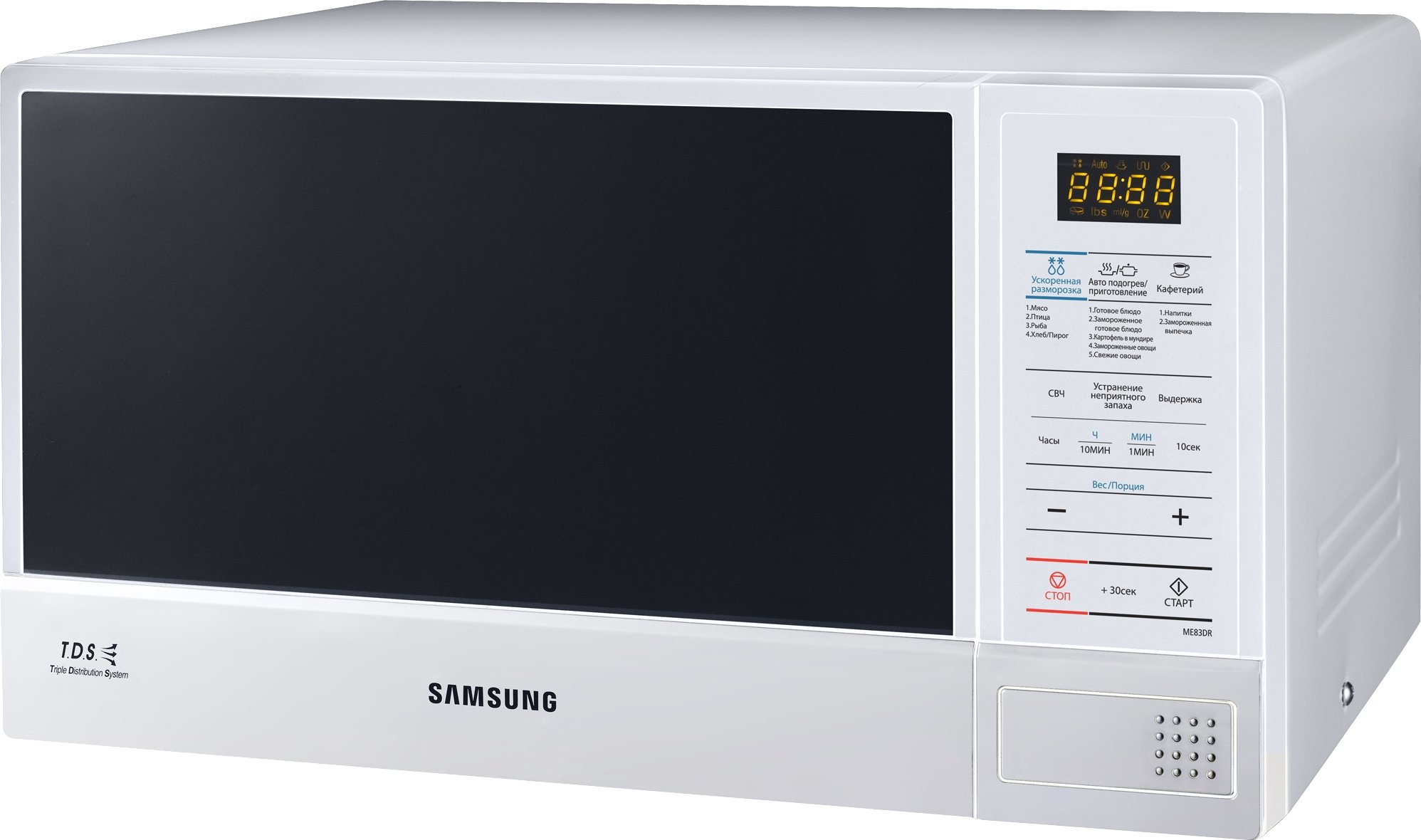 Микроволновая печь Samsung ME83DR-1W купить | ELMIR - цена, отзывы ...