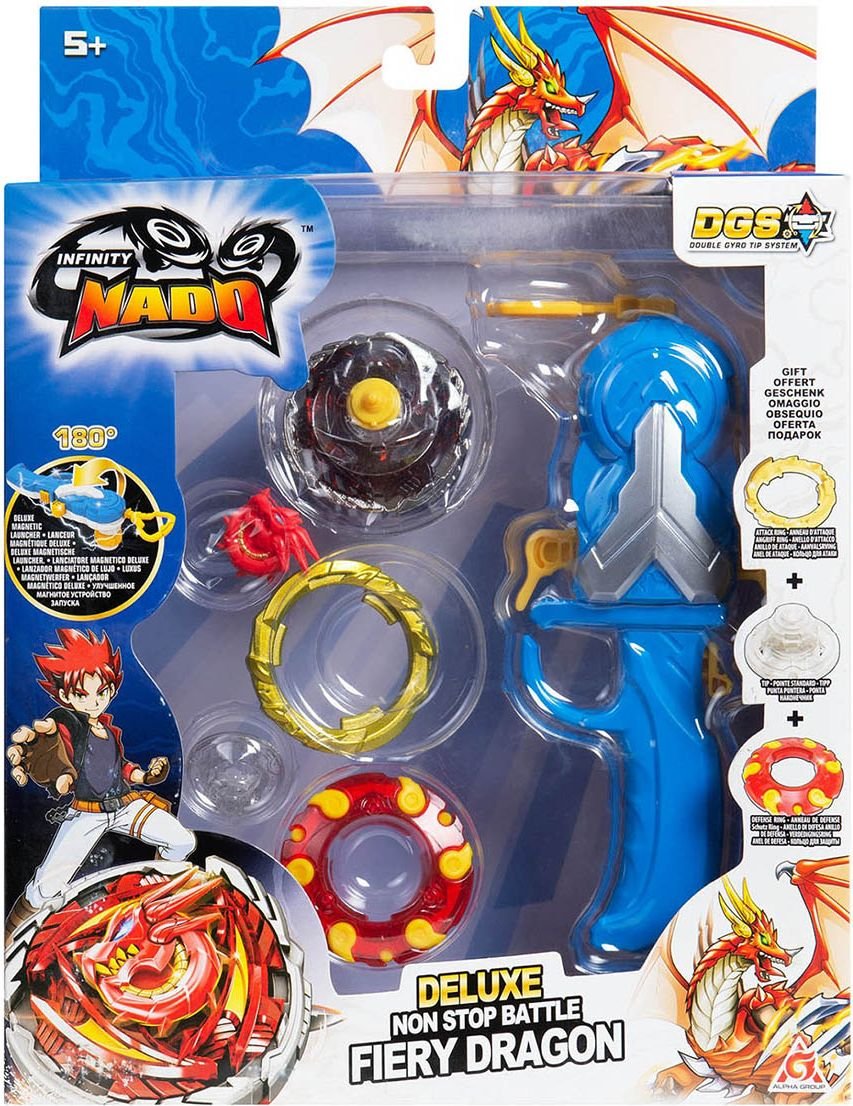 Волчок Auldey Infinity Nado V Advanced Fiery Dragon (EU634402) купить ...