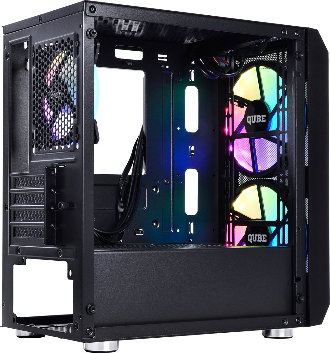 Корпус QUBE Neptune Mini Black б/БП (QB08N_FCNU3) купить | Elmir - цена ...