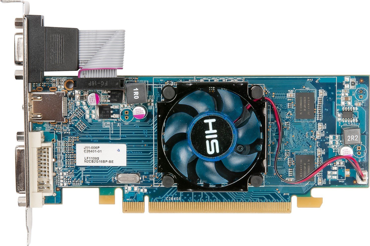 Видеокарта HIS PCI-E Radeon HD6450 1GB DDR3 (H645F1G) - купить в ...