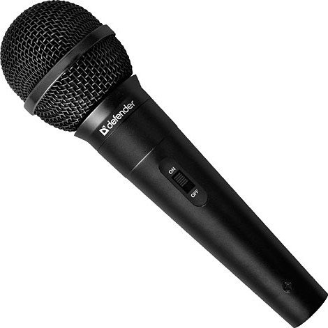 Микрофон Defender MIC-130 Black (64131) купить | ELMIR - цена, отзывы, характеристики