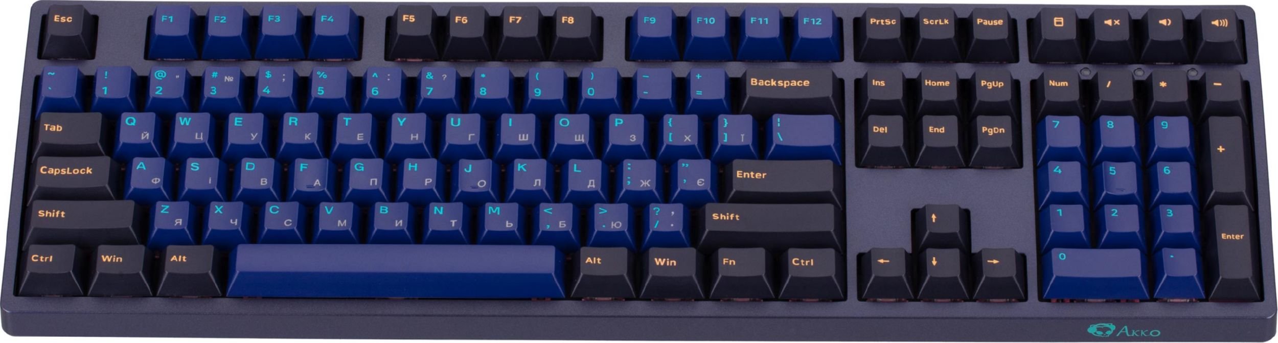Клавиатура Akko 3108 DS Horizon CS Orange V2 UA Blue (6925758607704 ...
