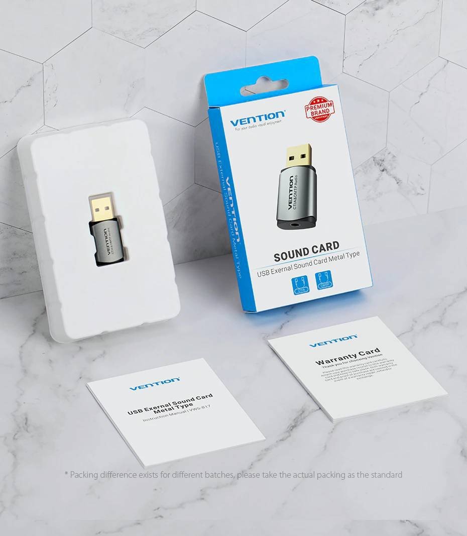 Звукова карта USB Vention Metal (CDLH0) купити | ELMIR - ціна, відгуки ...