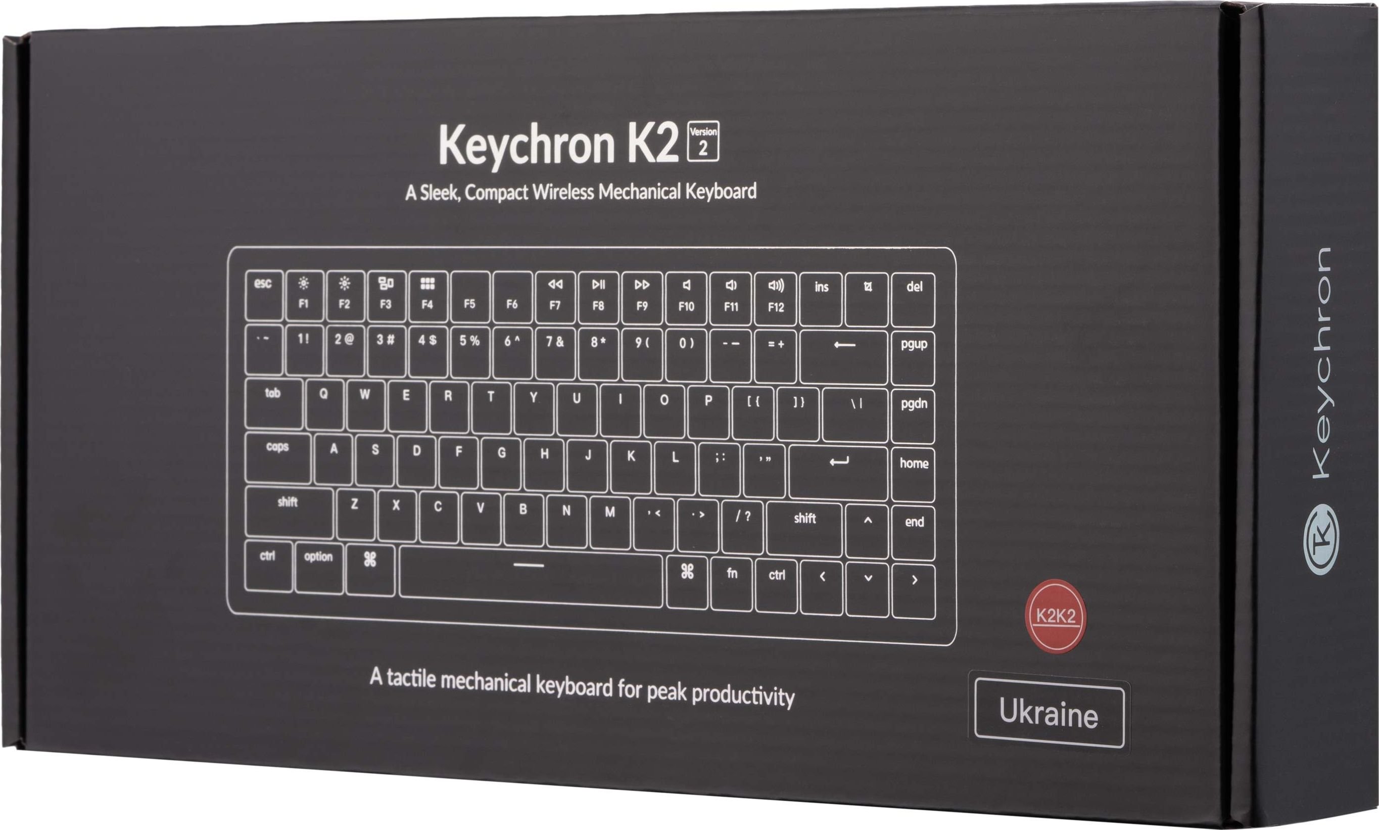 Клавиатура Keychron K2 Gateron G PRO Blue WL UA Retro (K2K2_KEYCHRON ...