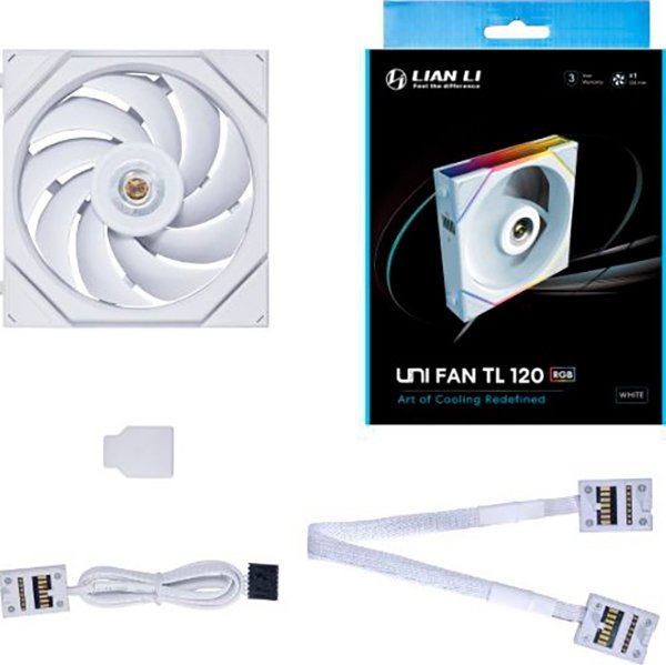 Кулер для корпуса Вентилятор для корпуса 120mm Lian Li TL 120-1 White ...