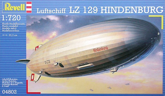 Модель Revell Дирижабль Luftschiff LZ-129 Hindenburg 1:720 (4802 ...