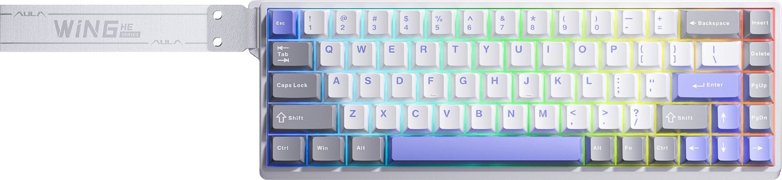Клавіатура Aula WIN68 HE Max Magnetic Switch USB UA Grey (6978080504081 ...